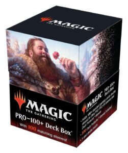 commander legends hans eriksson 100+ deck box and 100ct sleeves for magic