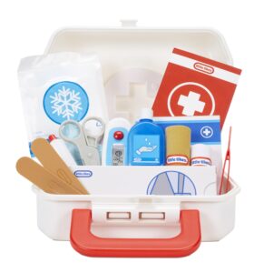 little tikes first aid kit realistic doctor pretend play toy for kids, includes 25 accessories, ages 3+