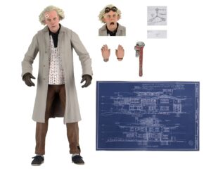 back to the future ultimate doc brown - 7" action figure - neca