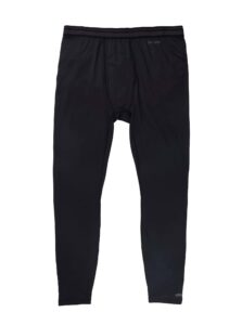 burton men's lightweight x base layer pants, true black, xl