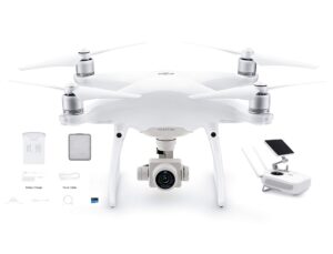 dji phantom 4 advanced+ (plus) drone quadcopter 4k camera built-in lcd on remote (renewed)