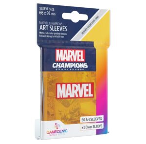 marvel art sleeves: marvel orange