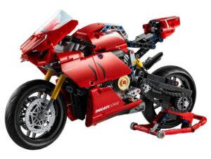 lego technic: ducati panigale v4 r 42107 (646 pieces) 2020 with valinor frustration-free packaging