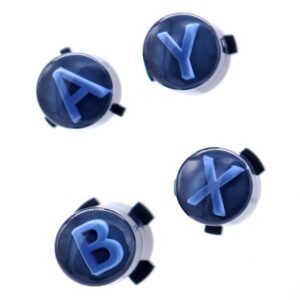 deal4go standard abxy button set replacement for xbox one controller buttons mod plastic [blue]