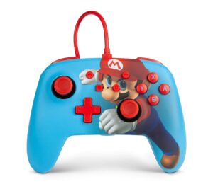 powera nsw enwired controller mario punch