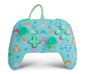 powera enhanced wired controller for nintendo switch - animal crossing