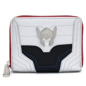 loungefly x marvel thor classic cosplay zip around wallet