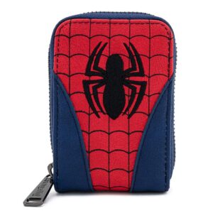 loungefly x marvel spider-man classic cosplay accordion wallet