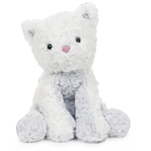 gund cozys collection kitty cat plush soft stuffed animal for ages 1 and up, blue, 10"