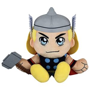 bleacher creatures marvel thor 8" kuricha sitting plush- soft chibi inspired toy