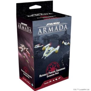 star wars: armada republic fighter squadrons expansion pack - tabletop miniatures strategy game for kids & adults, ages 14+, 2 players, 2 hour playtime, made by atomic mass games