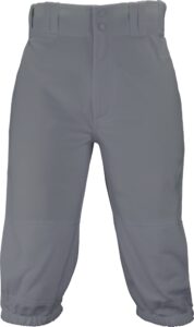 marucci sports - adult tapered double-knit pant short gray, gray, adult medium, (mapttdksh-gy-am)