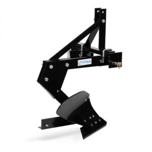 titan attachments 18-in. single bottom tow-behind moldboard turn plow, 3-point h