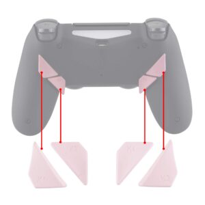 white replacement redesigned back buttons k1 k2 k3 k4 paddles for ps4 extremerate controller dawn remap kit