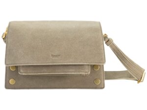 hammitt aj small crossbody pewter/brushed gold one size