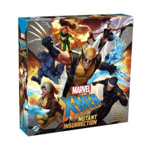 x-men mutant insurrection board game - action-packed combat strategy game, cooperative game for kids & adults, ages 14+, 1-6 players, 1 hour playtime, made by fantasy flight games