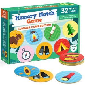 matching game - memory games for kids ages 4-8 - matching games for toddlers 3-5 - memory matching games for kids camping - toys for kids games - preschool game - board games for kids