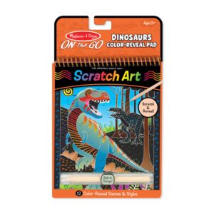 melissa & doug scratch art - dinosaur