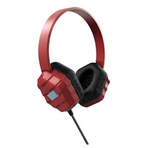 gumdrop droptech b1 on-ear headphone. designed for k-12 students, teachers and classrooms – drop tested, rugged and reliable for an enhanced educational learning experience. color – red