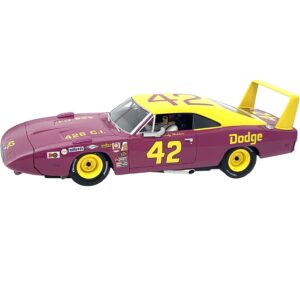 carrera 27638 dodge charger daytona no. 42 1:32 scale analog slot car racing vehicle for carrera evolution slot car race tracks