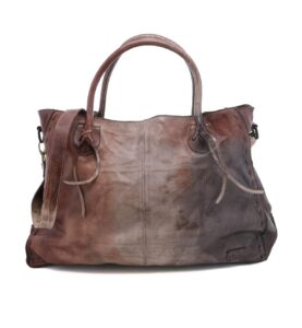 bedstu rockaway satchel greybrownblacktie dye