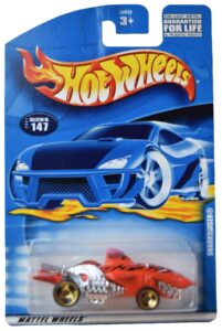 mattel hot wheels sharkruiser #147, orange