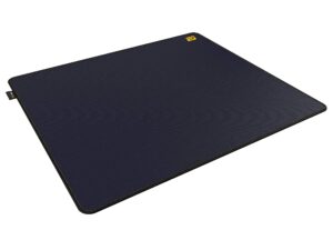 endgame gear mpc 450 gaming mouse pad - 17.72 x 15.75 inches - large desk pad for keyboard and mouse - cordura fabric - stitched edge -bottom from natural rubber desk mat - navy blue