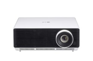 lg probeam 4k (3,840x2,160) laser projector with 5,000 ansi lumens brightness, 20,000 hrs. life, 12 point warping, & wireless connection