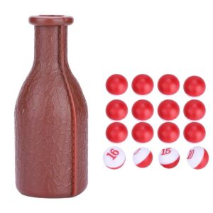 great rubber dice bottle, pool dice, brown perfect for kelly, pea and pill pool and others