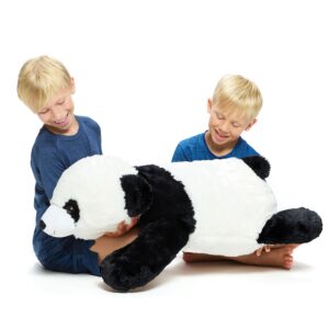 rb royal brooks giant stuffed animal dog, dog stuffed animals, stuffed dog body pillow for kids, big stuffed animal plush, large stuffed dog, huge stuffed animals (panda)