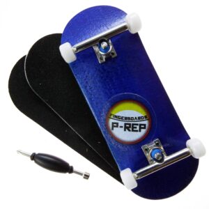 p-rep standard complete wooden fingerboard blue 34mm