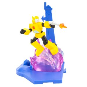 zoteki transformers bumblebee - 4” collectible figure - collect all series 1: fan favorite characters optimus prime, megatron, starscream, soundwave, grimlock, bumblebee, mystery chase variant