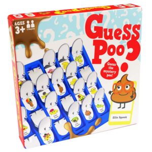 boxer gifts guess poo board game - funny poop games for kids ages 6+ & adults | fun gifts for children on birthdays, christmas and family games night