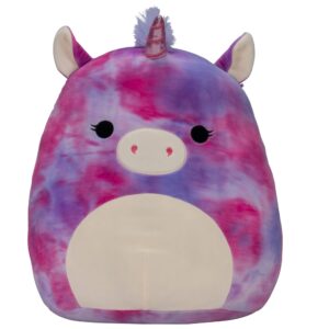 squishmallows official kellytoy plush 16" lola the unicorn- ultrasoft stuffed animal plush toy