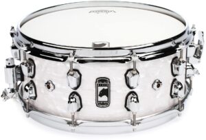 mapex black panther heritage snare drum - 6 x 14-inch - white strata