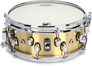 mapex black panther metallion snare drum - 14 x 5.5 inch - brass