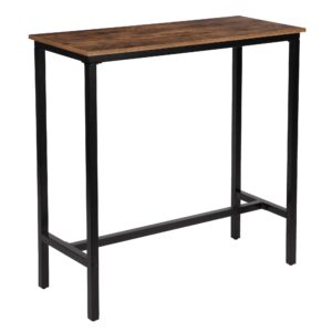 ball & cast hsa-2206 bar table, rustic brown