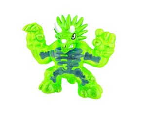 heroes of goo jit zu dino x-ray hero pack, action figure - tritops the triceratops (41188)