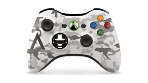 xbox 360 wireless controller - arctic camouflage (renewed)