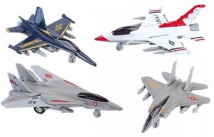 🛦united states air force super sonic jet collection 3.5" die cast metal model toys pullback action f-14, f-15, f-16, f/a-18 blue angle setof4