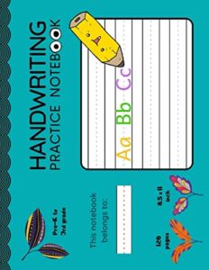 panoramic handwriting practice book for kids in pre-k to 3rd grade i primary tablet: 120 pages i blank double lines with a dotted center line i 11x8.5 inch (young learners notebooks)