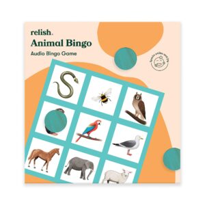 relish animal bingo game - alzheimer’s products & dementia activities, dementia games & gifts for seniors and elderly