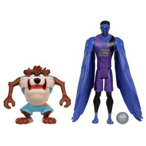 moose toys space jam: a new legacy - 2 pack - on court rivals - tasmanian devil & the brow, multicolor, (14581)