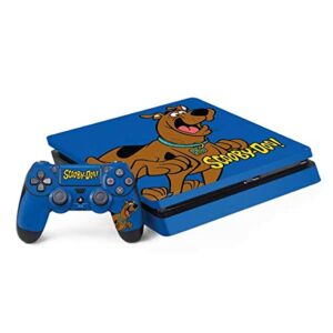 skinit decal gaming skin compatible with ps4 slim bundle - officially licensed warner bros scooby-doo design