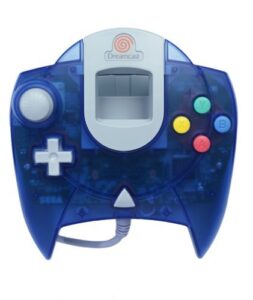 sega dreamcast controller - blue (renewed)