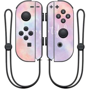 mightyskins glossy glitter skin for nintendo joy-con controller - beyoutiful | protective, durable high-gloss glitter finish | easy to apply, remove, and change styles | made in the usa