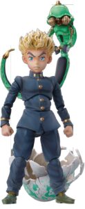 medicos jojo's bizarre adventure part 4: chozo kado koichi hirose & echoes super action statue figure, multicolor