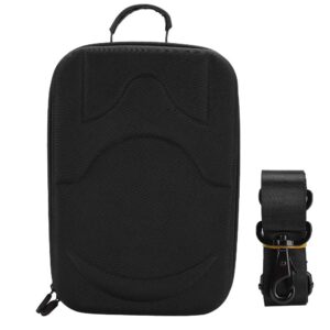 summer enjoyment meiyya vertical storage bag with comfortable handle vr headset protective case with shoulder strap for travel gaming oculus quest vr glass(black)