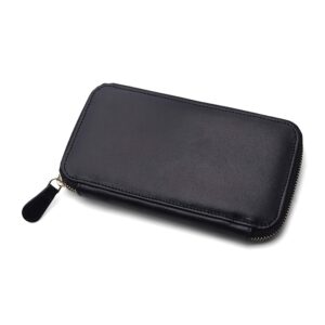 allonsi womens leather wallet purse|slim wallet for women|rfid block|black wallet women