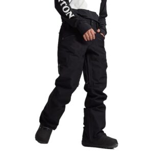 burton vent gore-tex snowboard pants mens sz l true black